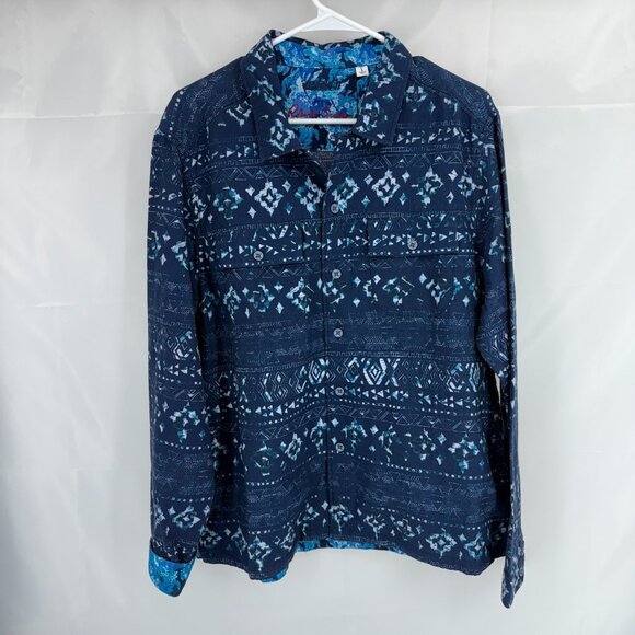 Robert Graham | Jackets & Coats | Robert Graham Men L Aztec Shirt ...